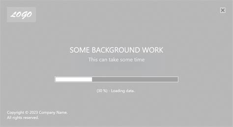 GitHub DevExpress Examples Wpf Splash Screen Show Cancelable Wait