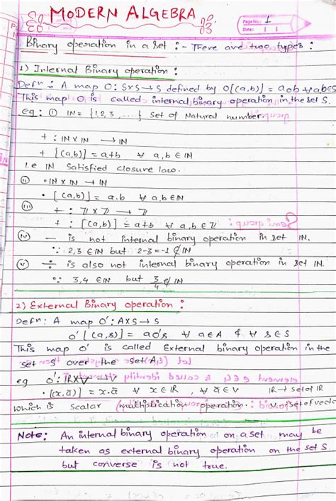 complete linear algebra handwritten notes pdf 192 pages handwritten notes in