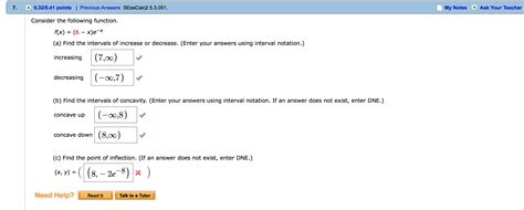 solved consider the following function f x 6 x e x