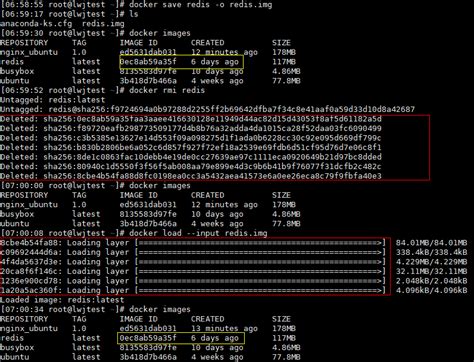 docker 镜像 容器的打包、导出、导入