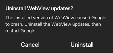 android webview crash causes symptoms and solutions dr fone
