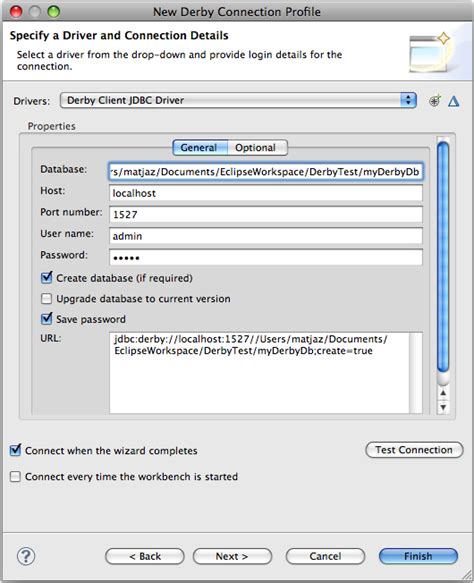 Eclipse Database Perspective
