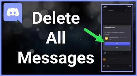 how to delete all messages on discord at once youtube