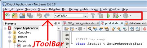 Una Taza De Java Componentes Avanzados JToolBar