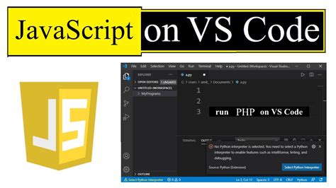 how to create javascript project on vs code youtube