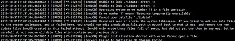 docker kubernetes mysql pod keeps crashing and shows unable to lock ibdata1 error 11