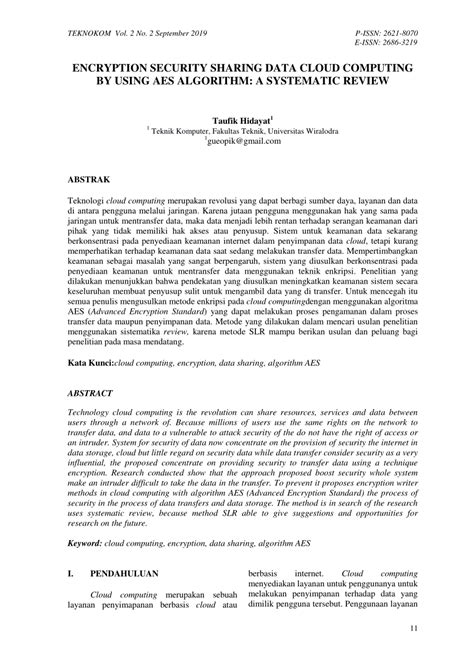 pdf encryption security sharing data cloud computing by using aes algorithm a systematic review