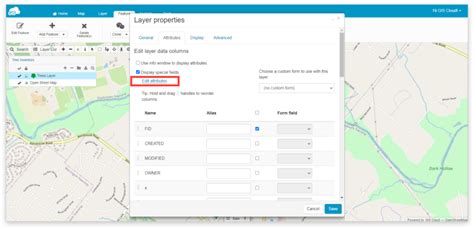 How To Manage Layers Attribute Table GIS Cloud Learning Center
