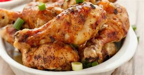 Crispy Oven Baked Honey Garlic Chicken Drumsticks Aunt Bettys Recipes