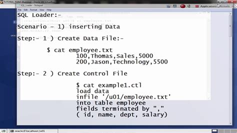 oracle db sql loader youtube