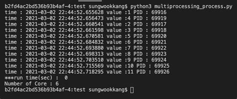 Python Multiprocessing Process 을 사용한 데이터 처리 속도 개선