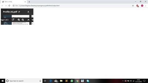 embed pdf in html