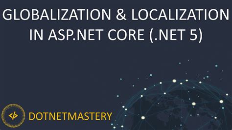Localization And Globalization In ASP NET Core MVC NET 5 YouTube