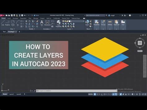 How To Create Layers In Autocad Youtube