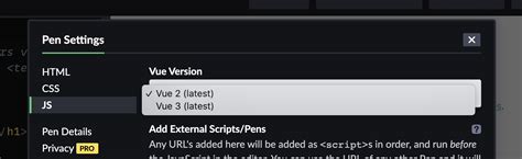 a custom editor just for vue single file components vue files codepen blog