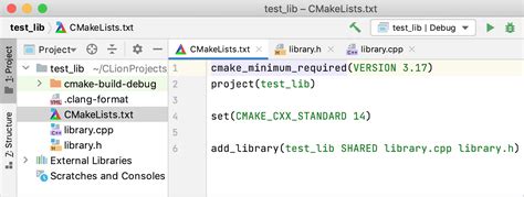 Open And Create Projects CLion
