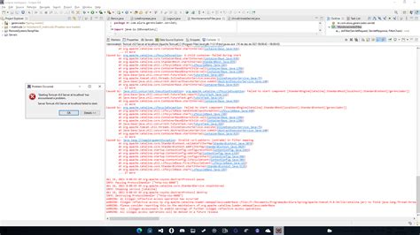 Server Tomcat V Server At Localhost Failed To Start Java Servlet