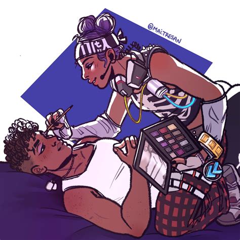Pin By Trashesss On Apex Wraith Bangalore Crypto Mirage Apex Character Concept Comic