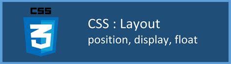 CSS Layout Position Display Float