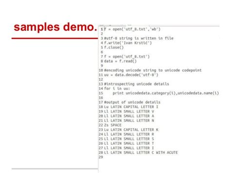 Unicode Basics In Python