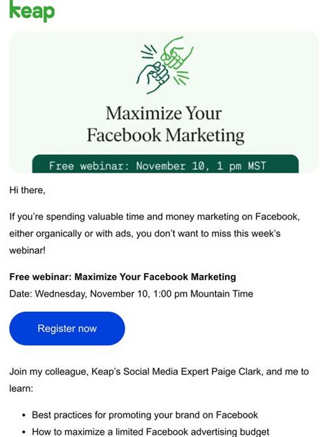 Keap Deeplink Master Your Facebook Marketing Milled