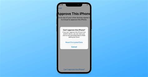 What Does Reset End To End Encrypted Data Notification On Iphone Mean