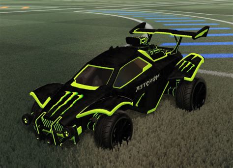 Monster Decal Octane Rocket League Mods