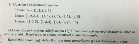solved consider the axiomatic system points s {1 2 3