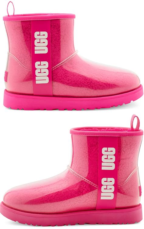 Pink Waterproof Ugg Rain Boots In 2021 Best Ankle Boots Ugg Rain Boots Bootie Boots