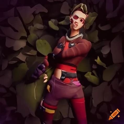 Fortnite Character Hidden In A Bush