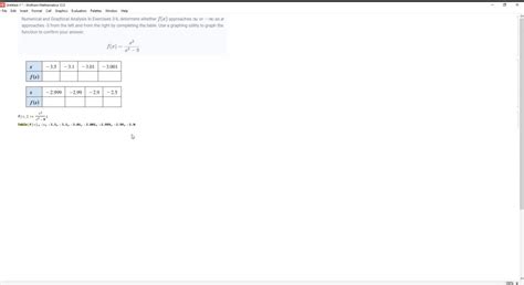 solved numerical and graphical analysis in exercises 3 6 determine whether f x approaches ∞or