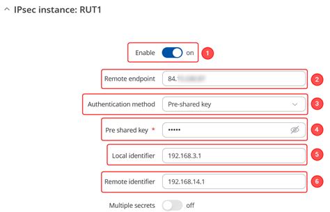 IPsec RUTOS Configuration Example Teltonika Networks Wiki
