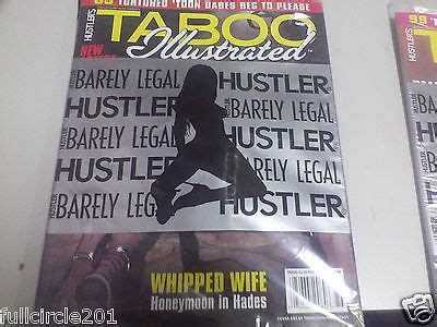 Hustler S Taboo Illustrated Magazines 8 9 10 13 15 16 And 20
