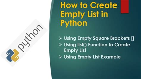 How To Create Empty List In Python Spark By Examples
