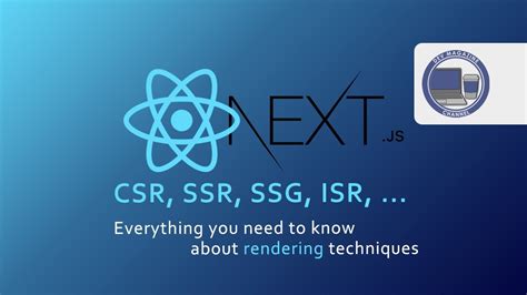 server side rendering with nextjs how is it different from csr ssg isr youtube