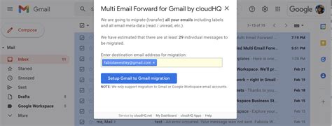 how to forward multiple emails in gmail cloudhq
