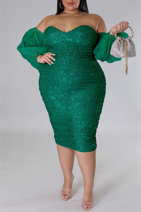 Champagne Sexy Formal Patchwork Hollowed Out Backless Off The Shoulder Evening Dress Plus Size