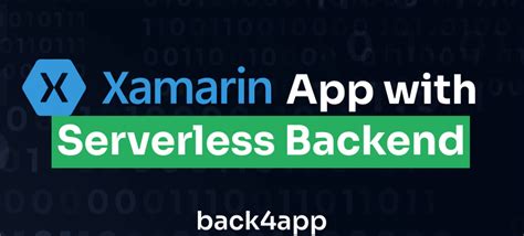 how to build a xamarin app with a serverless backend