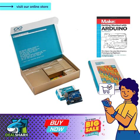 arduino the official starter kit deluxe bundle with make getting started the open source