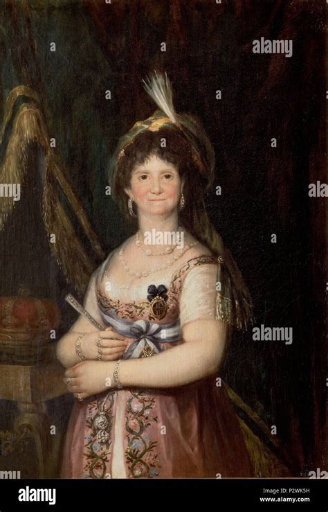Retrato De La Reina María Luisa De Parma 1800 óleo Sobre Lienzo 114 X 81 Cm P07106 Autor