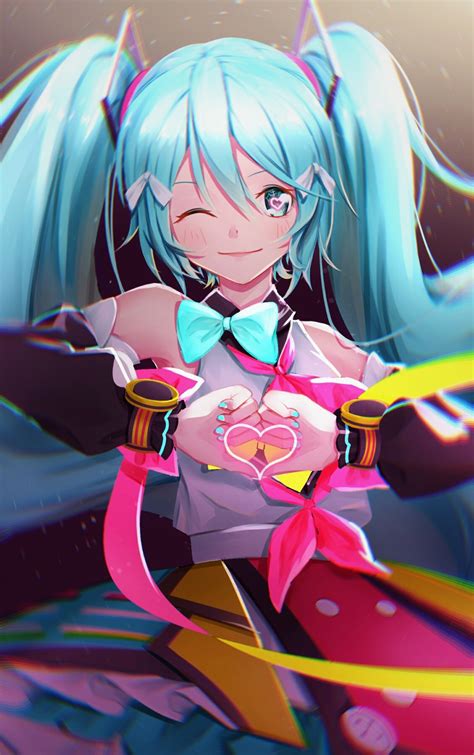 Hatsune Miku Magical Mirai Miku And Magical Mirai Miku Vocaloid And 1 More Drawn By Ichigo