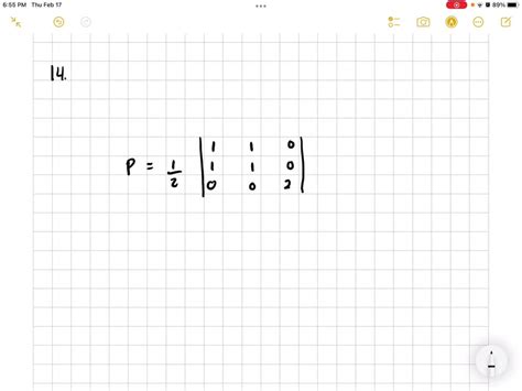 solved find the projection matrix for the given subspace and find the projection of the