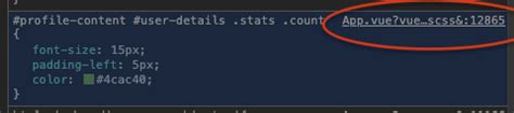 Vue Js Vue Webpack Encore Sass Source Map Not Working Correctly