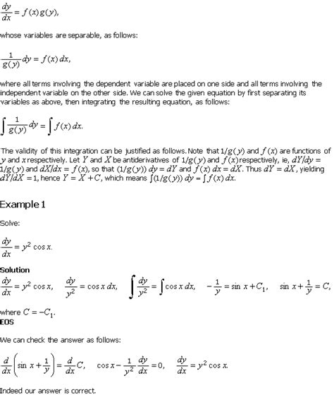 7 8 differential equations variables separable