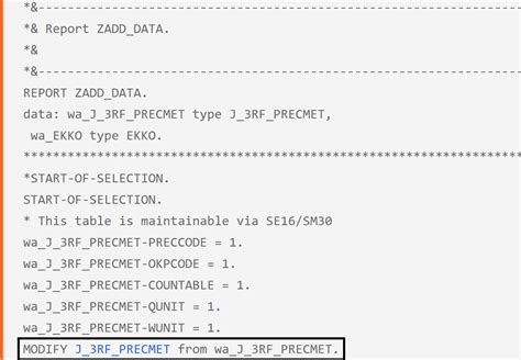 populate sap table with any data using abap code