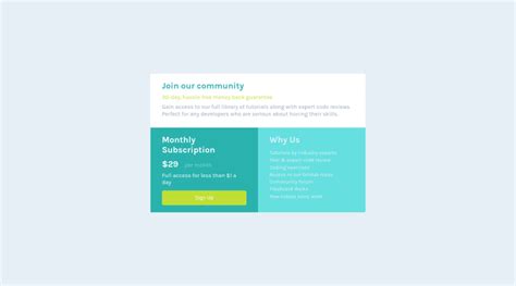 frontend mentor responsive page using css flex box coding challenge solution