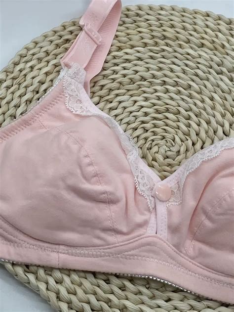 Nursing Bras With Comfortable Open Buttons For Breastfeeding Temu