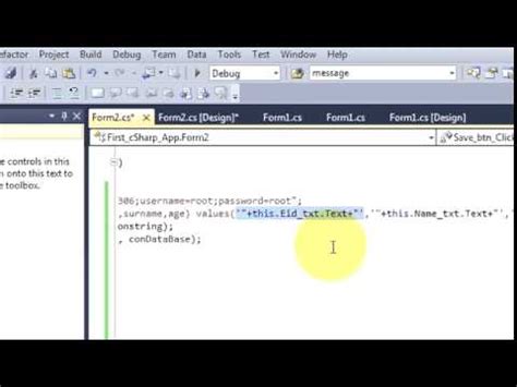 How To Insert And Save Data To Database YouTube