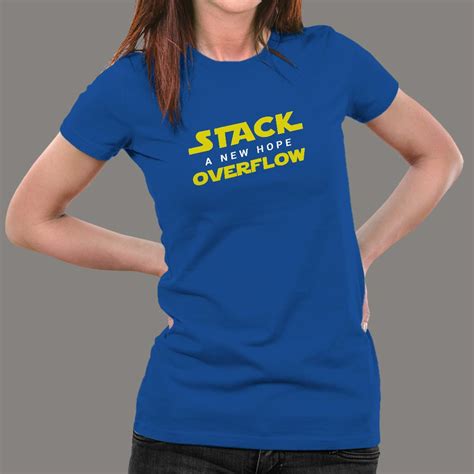 a new hope stack overflow t shirt for women