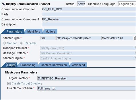 ASync Sync Bridge File RFC File Using Modules At Sender Adapter